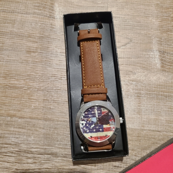 Avon | Accessories | New Mens Avon Watch With Patriotic Bald Eagle And ...